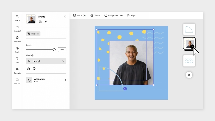 How to move and edit layers in your design