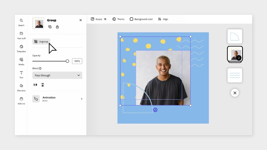 How to move and edit layers in your design