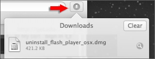 Uninstall Flash Player for Mac OS