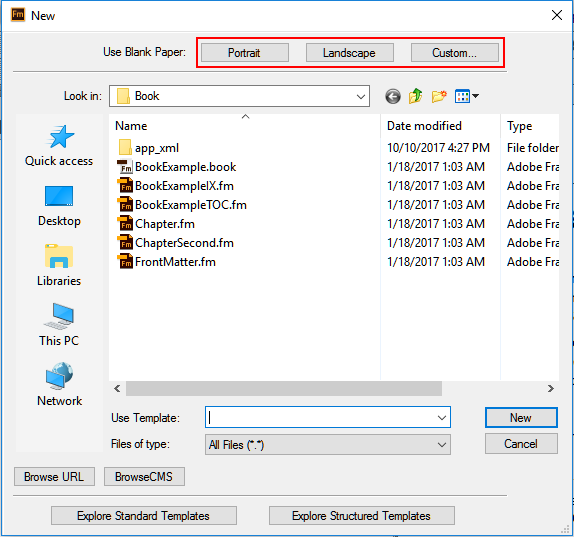 Create documents using standard, structured, or custom templates
