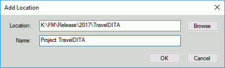 Manage your Help content using projects in FrameMaker