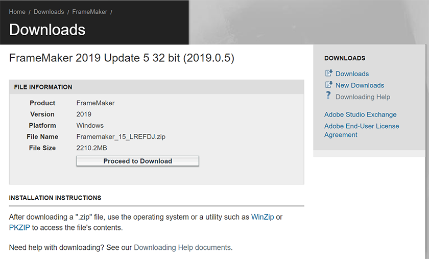 Redeem Adobe FrameMaker subscription code