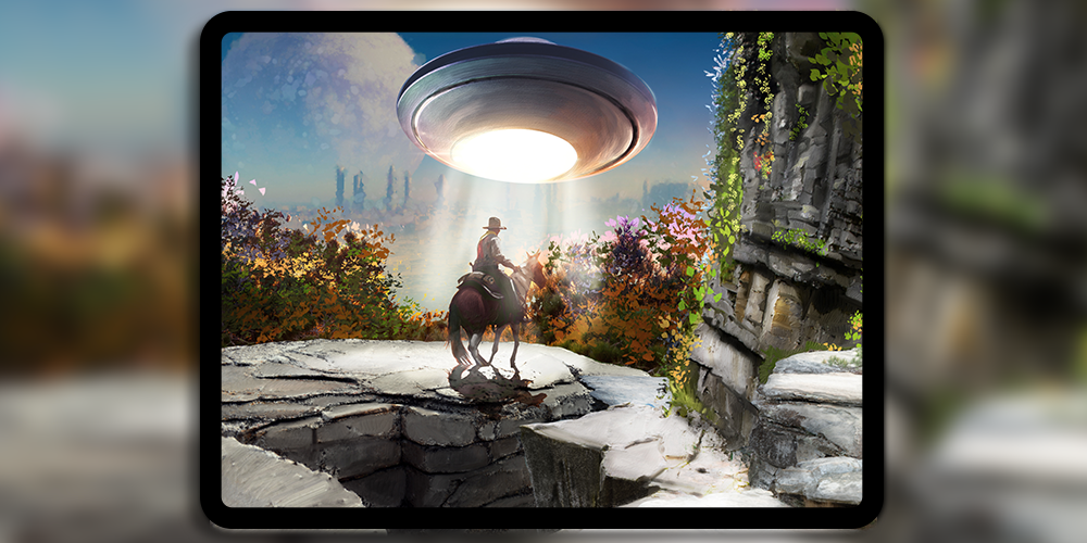 Learn how to digitally paint concept art in Fresco