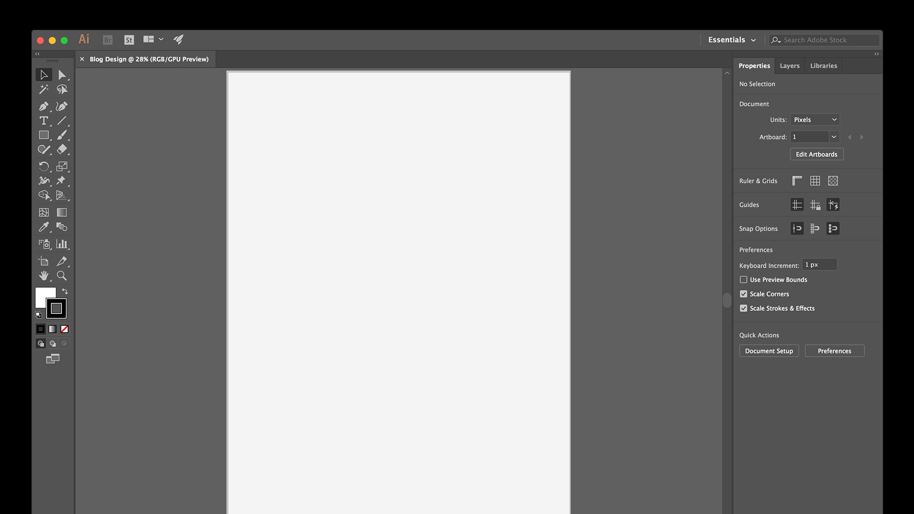 How To Create A New Document In Illustrator