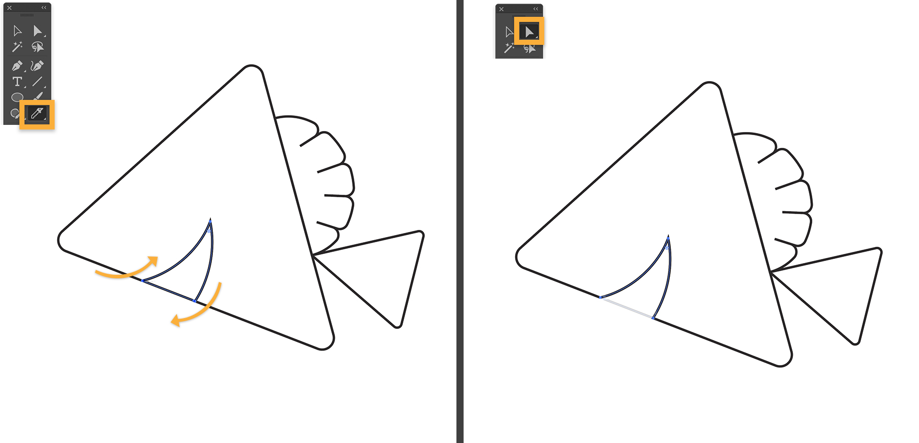 How To Easily Cut Divide And Trim Artwork Adobe Illustrator 