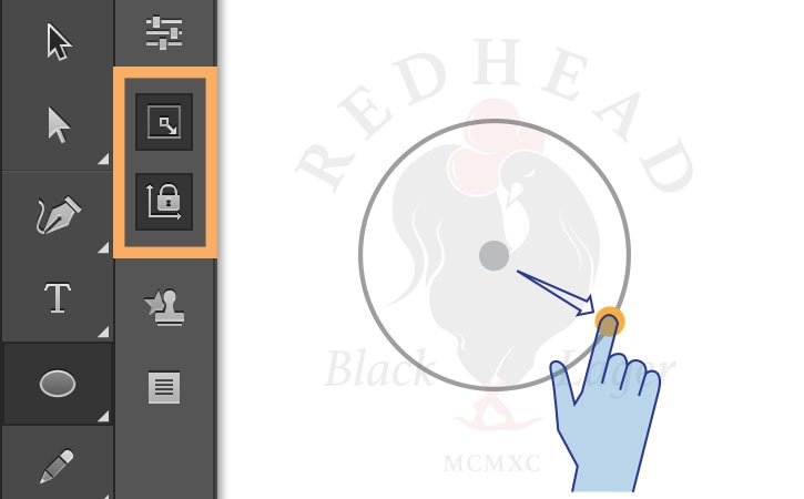 Draw in a touch environment