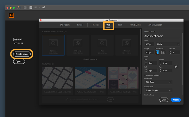 Design a web icon | Tutoriale Adobe Illustrator