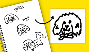 Create zine elements using analog and digital methods