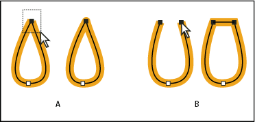 How to adjust path segments in Illustrator