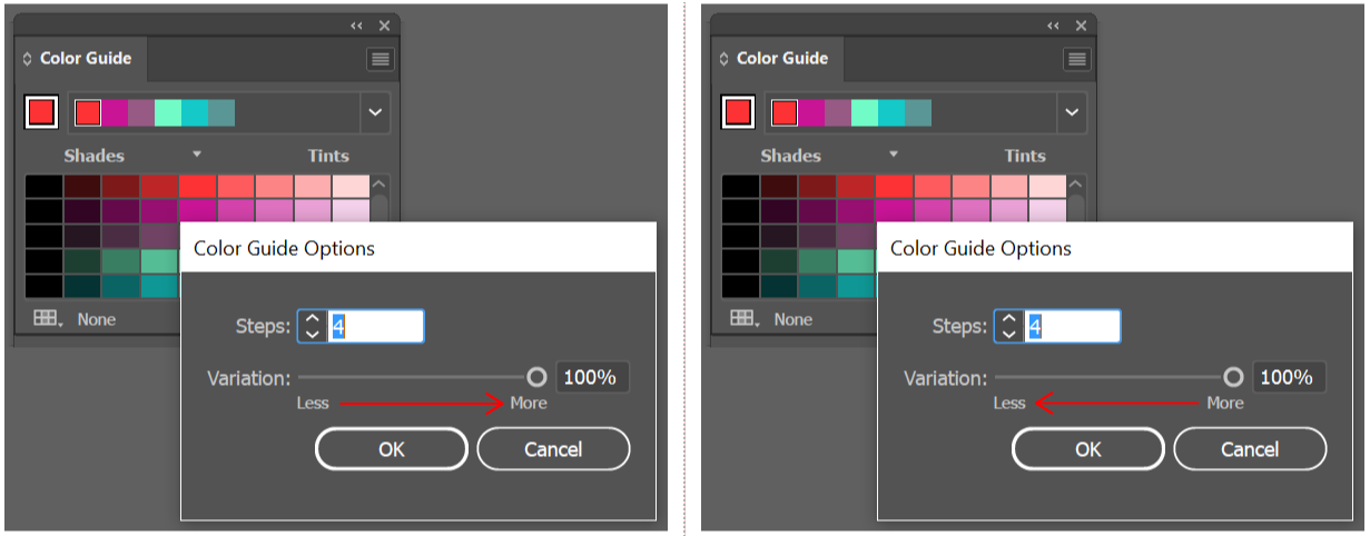 Work with color groups (harmonies) in Illustrator