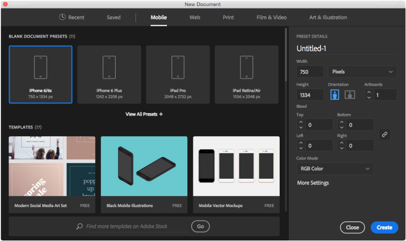 Overcome The Blank Canvas Syndrome While Creating A Document In Adobe