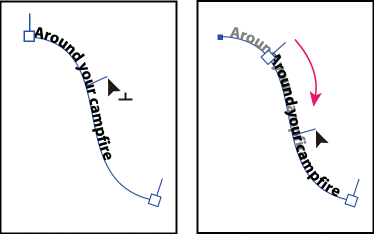 How to create type on a path in Illustrator