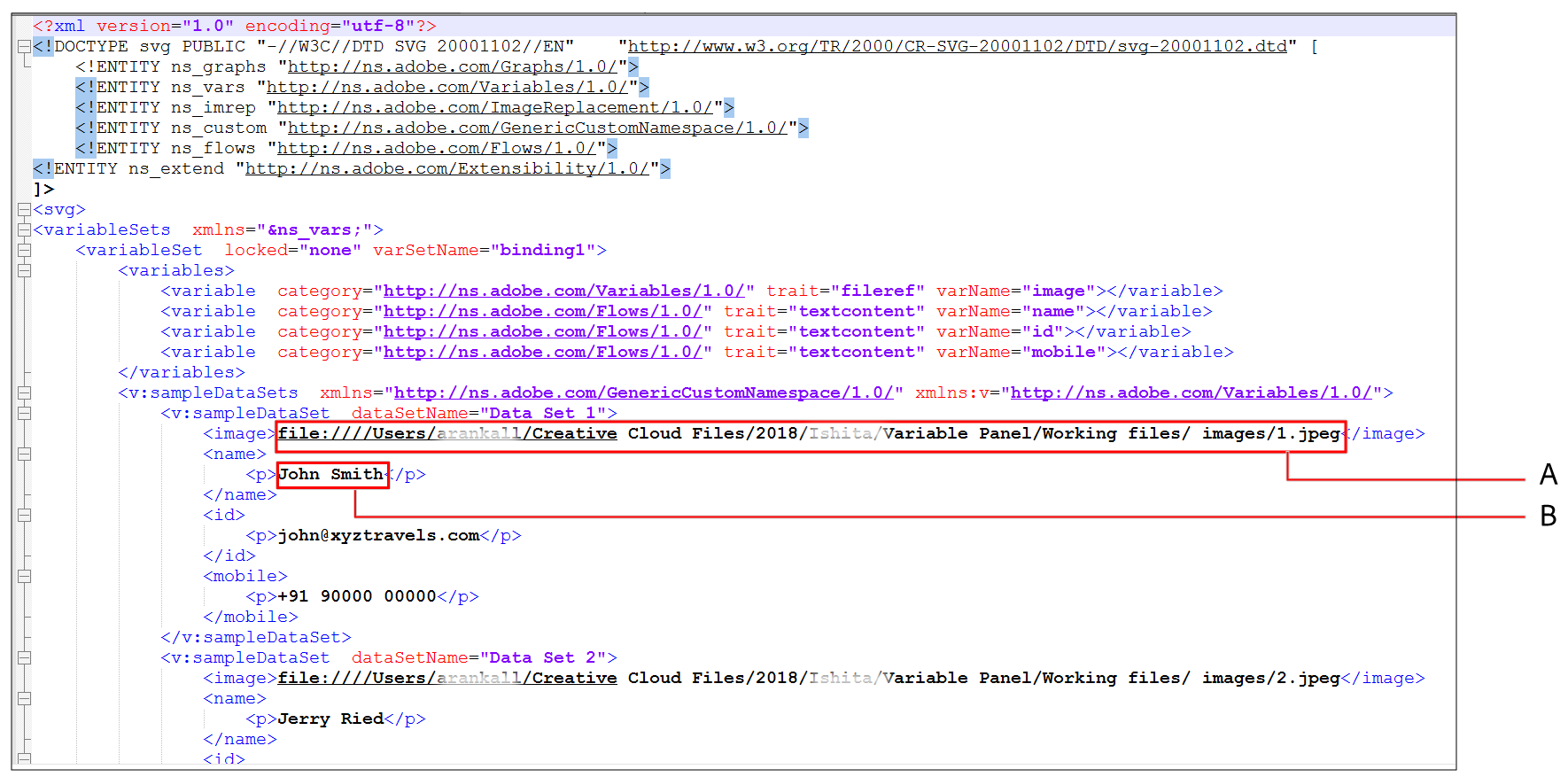 Merge data to create data-driven graphics through templates and ...