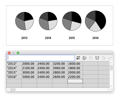 How to create graphs in Illustrator