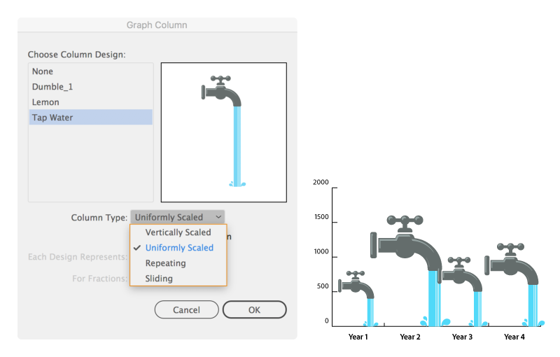 How to create graphs in Illustrator