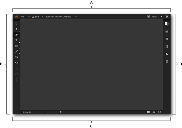 Touch workspace | Illustrator