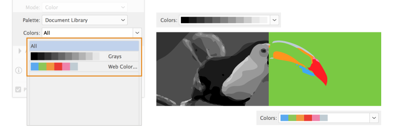 Illustraties in Illustrator bewerken met Afbeeldingen overtrekken