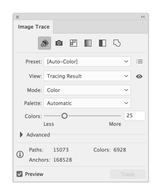 How to edit artwork in Illustrator using Image Trace