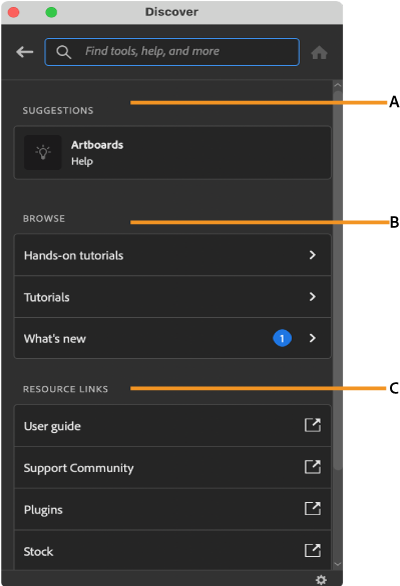Learn how to search faster with the Illustrator Discover Panel