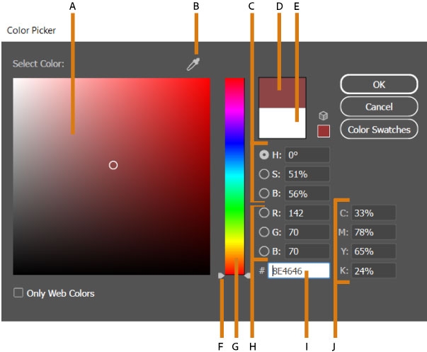 How to choose colors in Illustrator