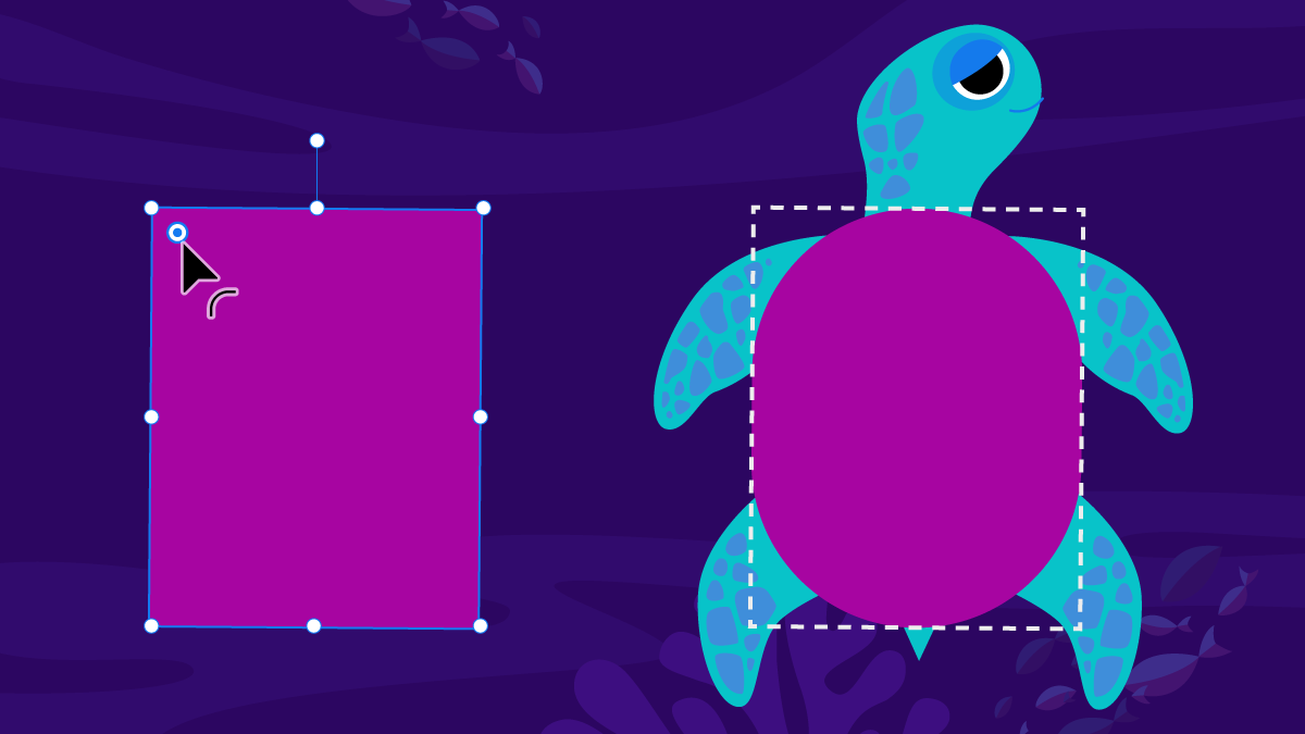 Create, edit, and combine shapes