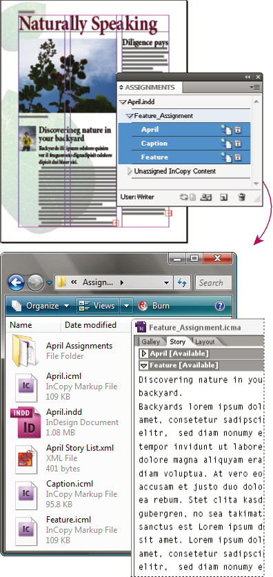 Understanding a basic managed-fileworkflow