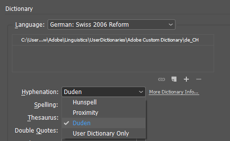 Checking spelling