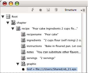 Structuring documents for XML