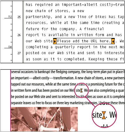 Using editorial notes