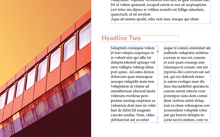 How to add placeholder text | ערכות לימוד של Adobe InDesign