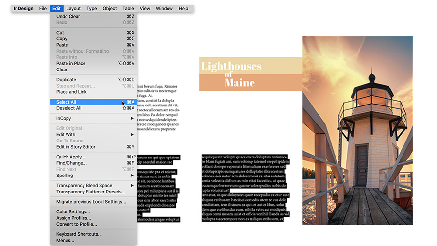 How To Add Placeholder Text Adobe InDesign Tutorials