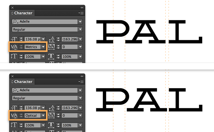 Adjust letter spacing (tracking and kerning) in InDesign | Самоучители ...