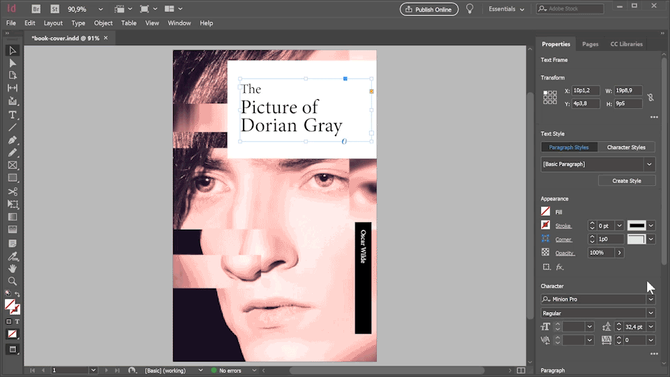 How To Make A Book Cover With InDesign And Adobe Fonts How To Make A Book Cover With InDesign And Adobe Fonts