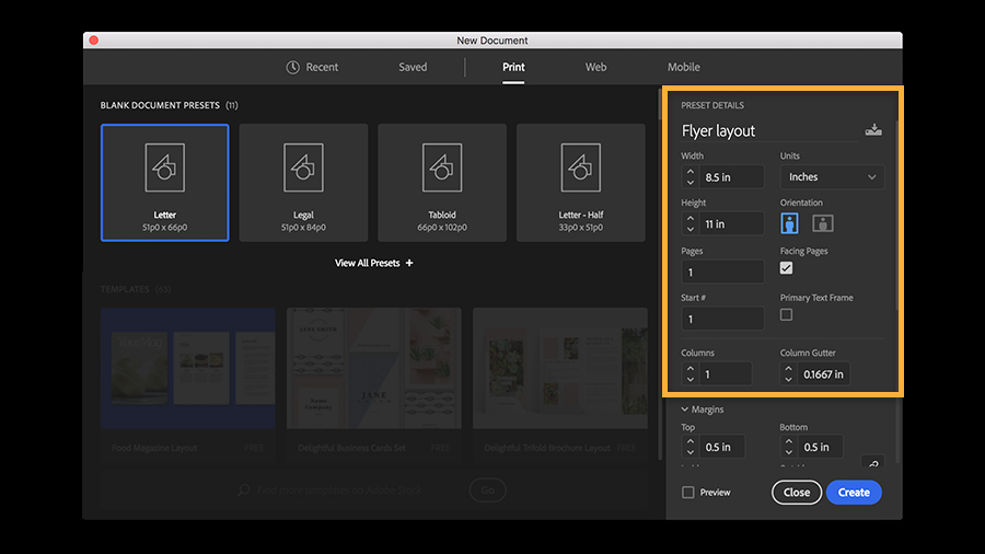 Create A New Document In InDesign Adobe InDesign Tutorials