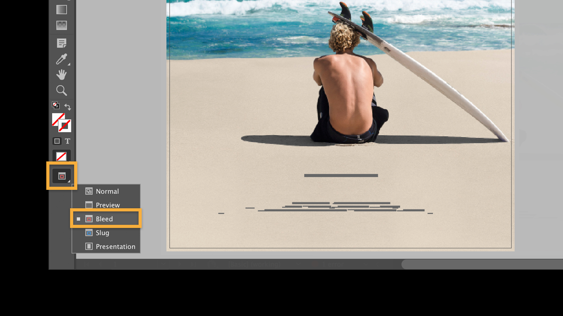How to set a print bleed in InDesign | برامج Adobe InDesign التدريبية