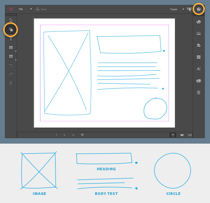 Touch screen layout for Windows | บทแนะนำ Adobe InDesign