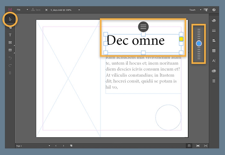 Touch screen layout for Windows