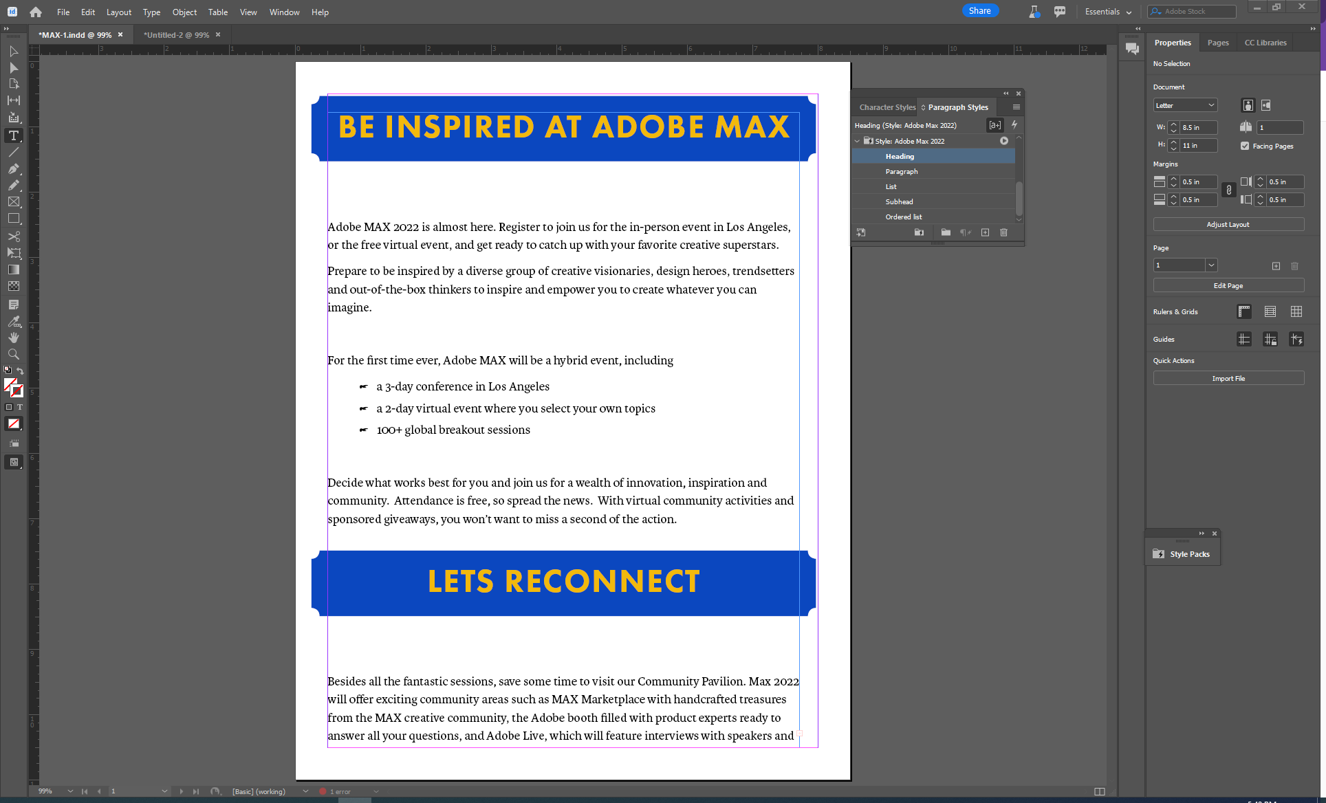 Adobe Learn - Learn InDesign Auto Style in InDesign