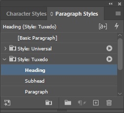 Publish stylized text with Auto Style in InDesign