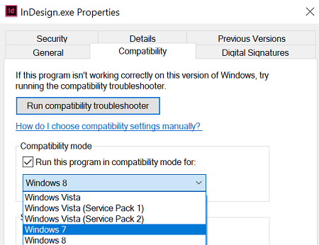 Fix crash issues when launching InDesign