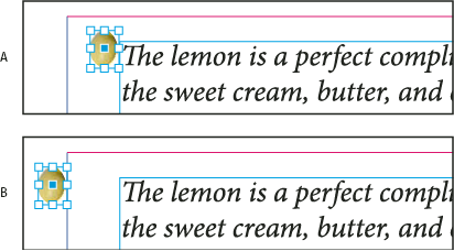 Work with anchored objects in InDesign