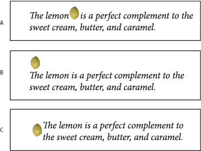 Work with anchored objects in InDesign