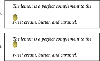 Work with anchored objects in InDesign