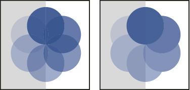 Blend colors in InDesign