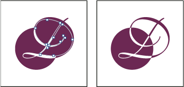 Trazados y formas compuestos en InDesign