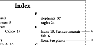 Create an index in InDesign