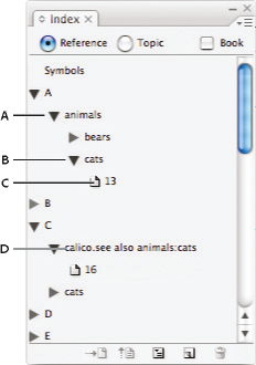 Create an index in InDesign