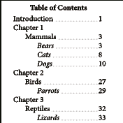 Create a table of contents in Adobe InDesign
