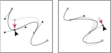 Edit paths in InDesign