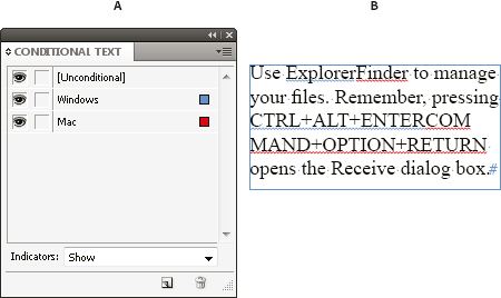 Edit text in InDesign